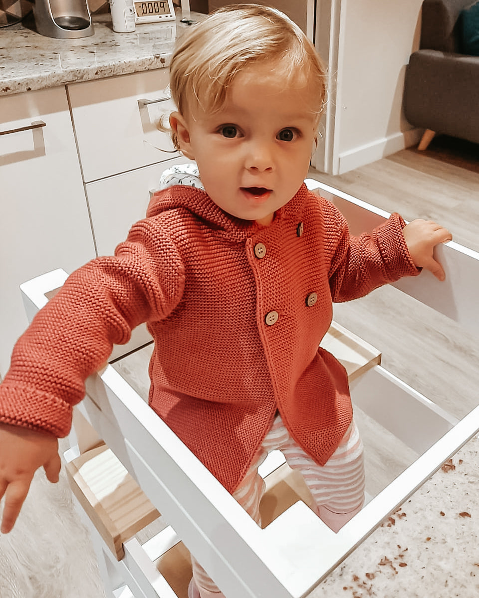 Adjustable Learning Tower | Kitchen Helper | Kitchen Stool | Grandpa's ...